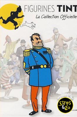 Beeldje Kuifje #42 - Le Général Alcazar en uniforme - Strips & Zo Alkmaar