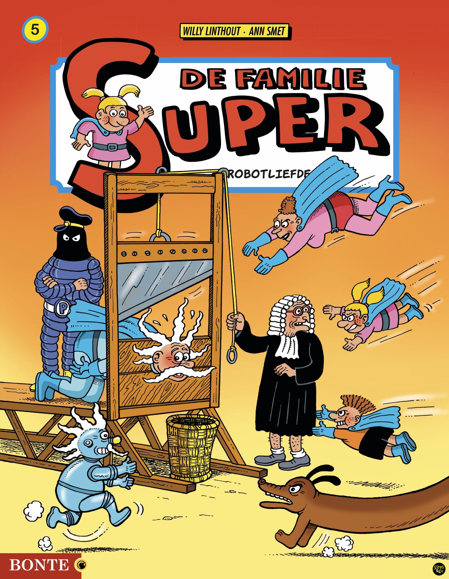 De Familie Super HC 5 - Robotliefde (Zwart/Wit versie) - Strips & Zo ...